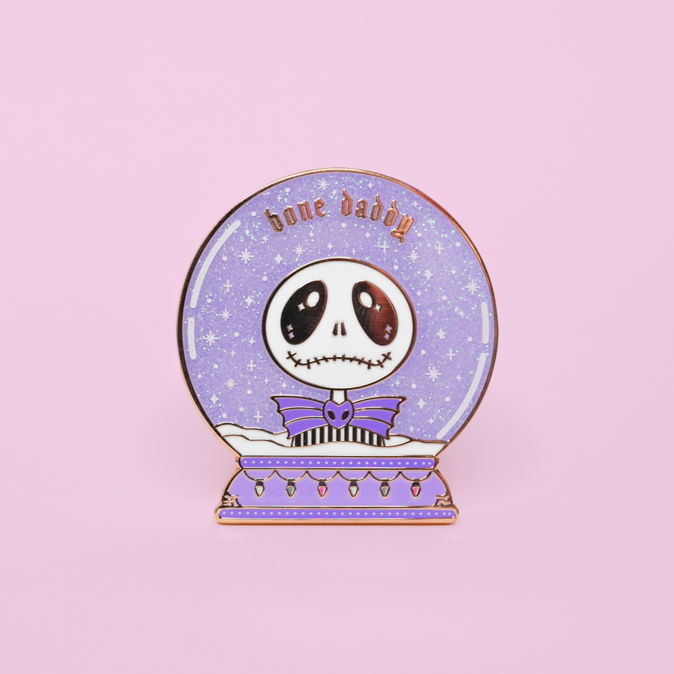 Bone Daddy Enamel Pin – Heavy Gloom